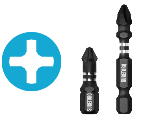 Impact Rated Super Fit Phillips Bits