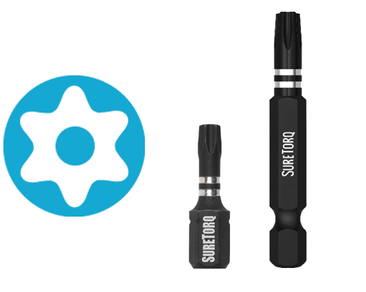 Impact Rated Torx-Tamper Proof Bits